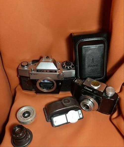 Плёночный фотоаппарат фототехника объективы