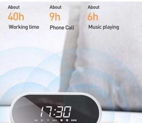Колонка-часы Bluetooth портативная Baseus Encok Wi