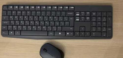 Клавиатура и беспроводная мышь Logitech