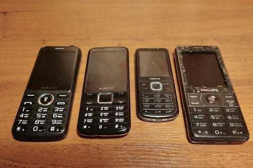 Maxvi K15, X800, Nokia 6700, Philips E570 неисправ