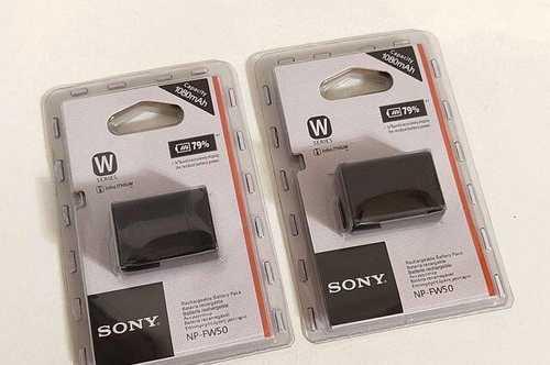 Два аккума Sony NP-FW50
