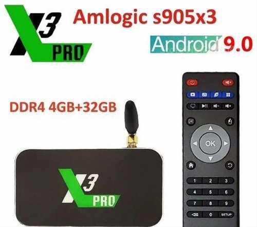 Tv Box Ugoos X3 PRO,4GB DDR4 - 32GB BT 4.2