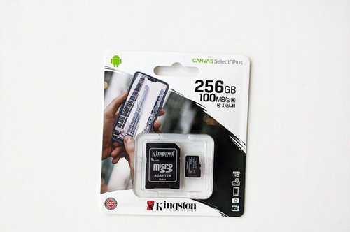 Карта памяти MicroSD Kingston 256GB Оригинал