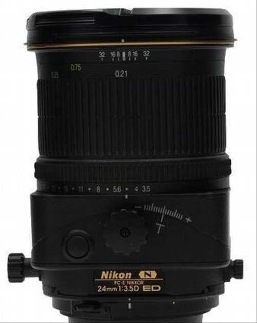Объектив комиссионный Nikon 24mm f/3.5D ED PC-E