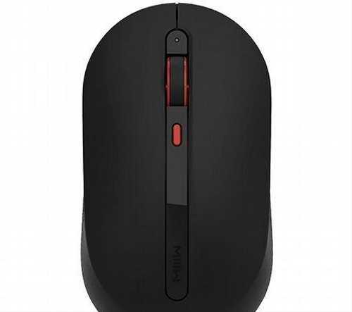 Беспроводная бесшумная мышь с двойным подключением xiaomi mi mouse silent edition dual mode черный