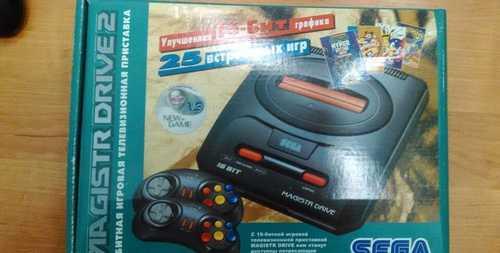 Sega Magistr drive 2 (25 встроенных игр)