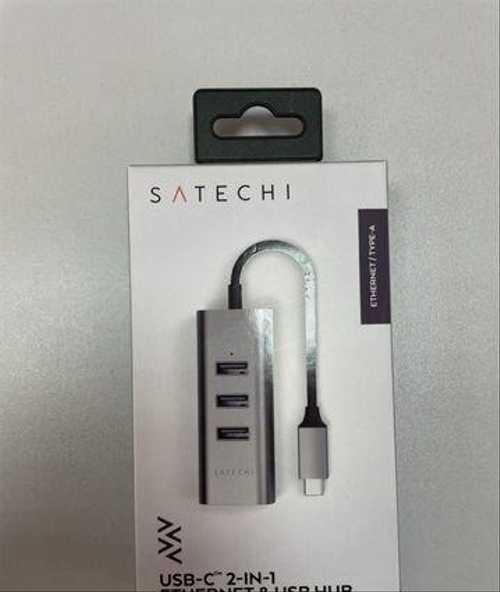 Satechi USB-C 2-in-1 HUB. Usb хаб концентратор