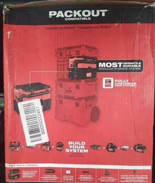 Пылесос Milwaukee 0970 Packaut M18 fuel