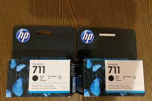 Картридж струйный HP 711 CZ129A черный оригинальны