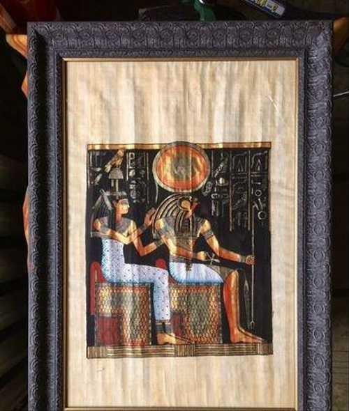 Картина на папирусе, Египет