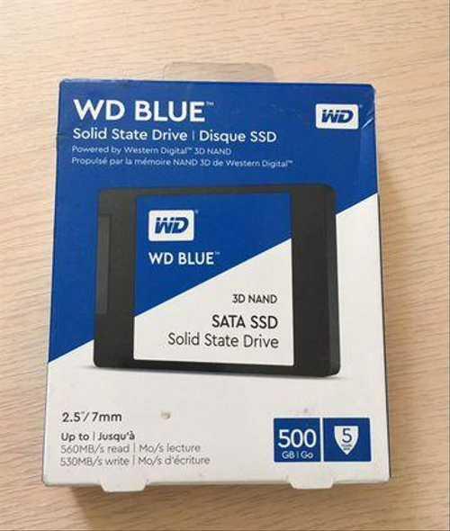 Новый SSD 500 Gb WD Blue