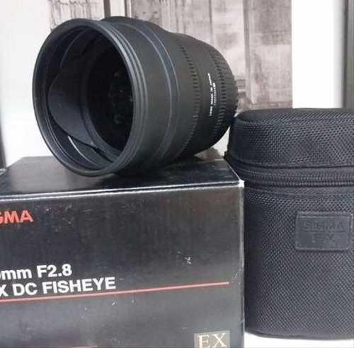 Объектив Sigma AF 10mm f/2.8 EX DC HSM Fisheye