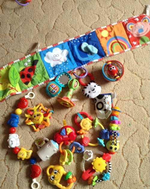 Fisher price, tiny love игрушки
