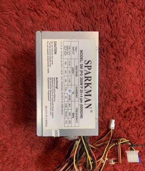 Блок питания Sparkman SM (P4) 350W P 20+4 PIN 350W