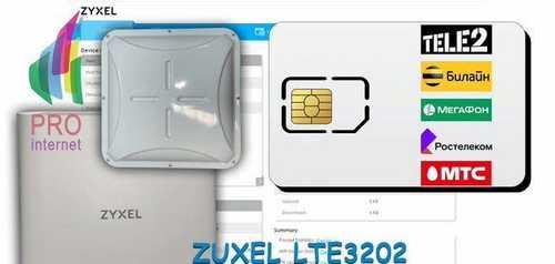 Роутер zuxel LTE3202-M430 17DBI mimo 2х2