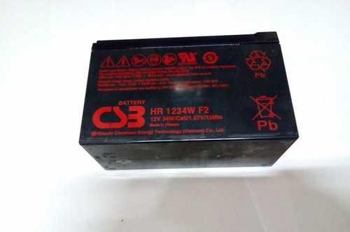 Аккумуляторная батарея CSB HR 1234W F2 9Ач 12V
