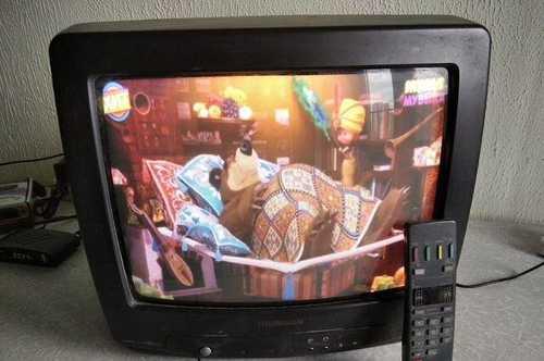 Рабочий телевизор "Тhomson 14MG77C"(40 см) пульт