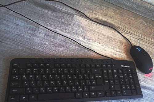 Компьютерная мышь + клавиатура (Defender + Sven)