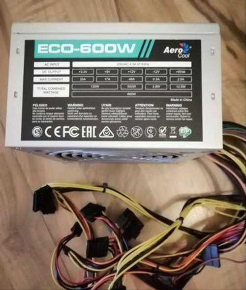 Aerocool eco 600w