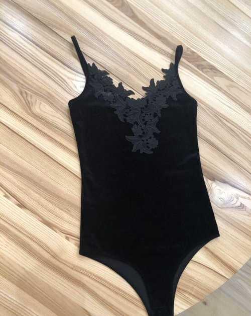 Боди бархатное