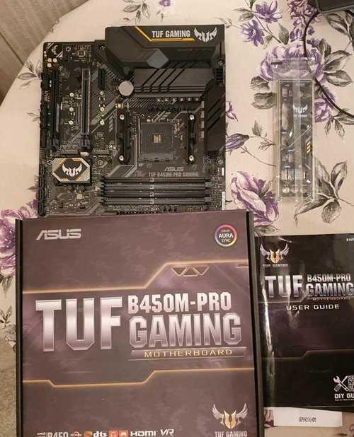 Мат. плата asus TUF B450M PRO gaming (без bios)