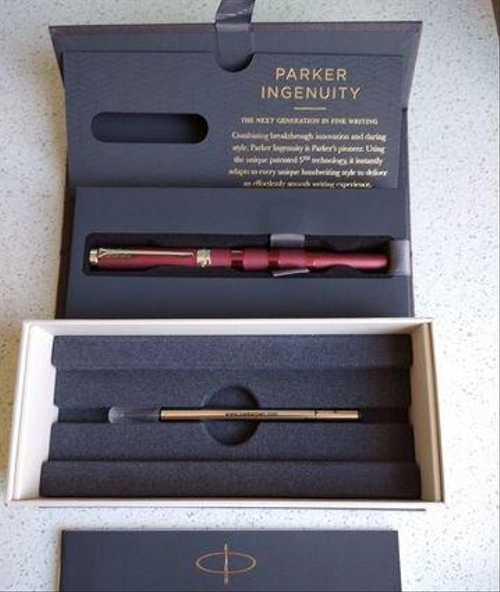 Ручка Parker 5-TH Ingenuity Deluxe Large Deep RED