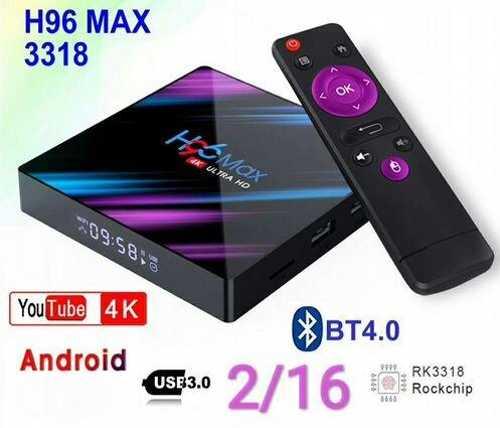 Smart tv приставка H96max