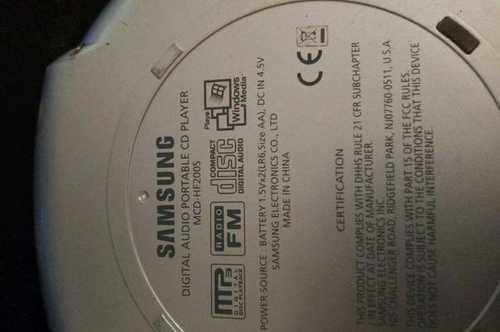 Cd-player samsung mcd-hf200s