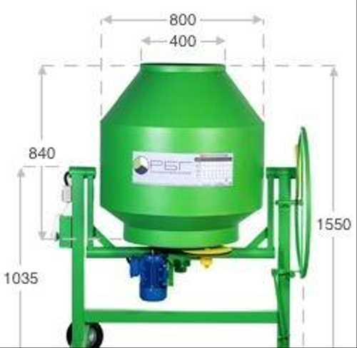 Бетономешалка рбг-320 с редуктором+ушм Makita 125