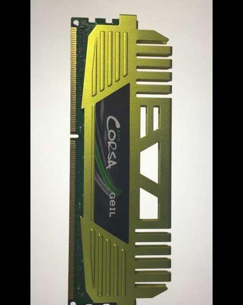 Озу Evo Corsa Geil ddr3, 4gb, 1866mhz. 2 плашки