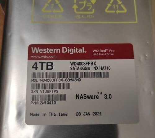 Жесткий диск Western Digital WD Red Pro 4 TB WD400