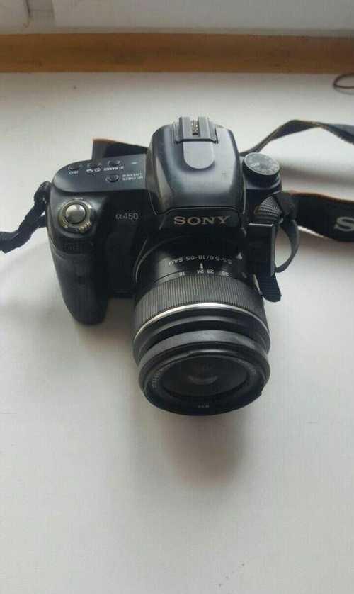 Зеркальный фотоаппарат Sony Alpha dslr-A450 Kit