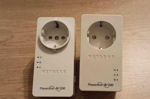 Комплект PLC адаптеры NetGear Powerline AV+ 200 Na