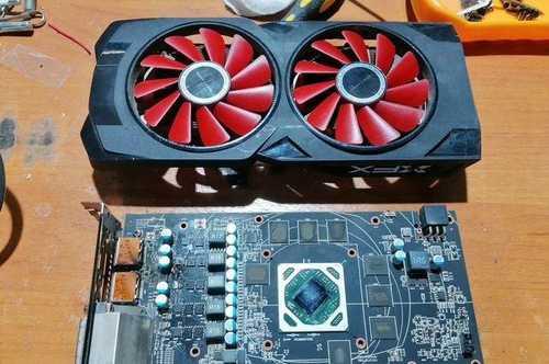Видеокарта XFX RX470 4Gb не рабочая