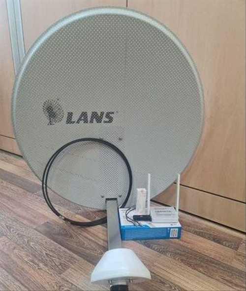 Интернет комплект Lans + Huawei 3372 + Keenetic4G