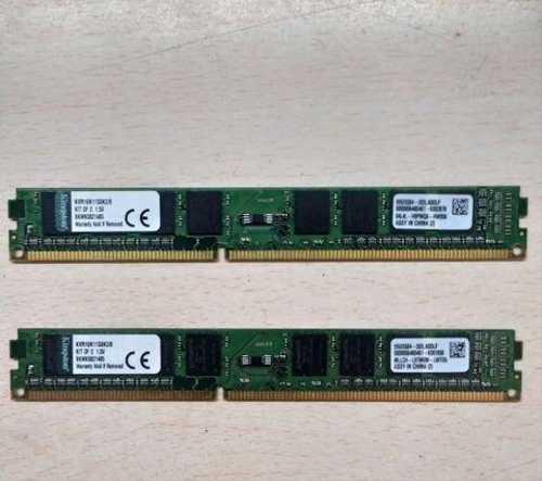Kingston DDR3 8Gb (2x4Gb) 1600Mhz (KVR16N11S8K2/8)