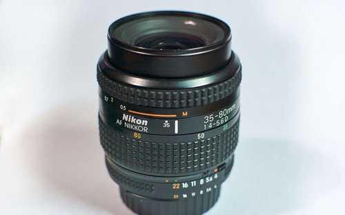 Объектив AF nikkor 35-80 4-5.6 D