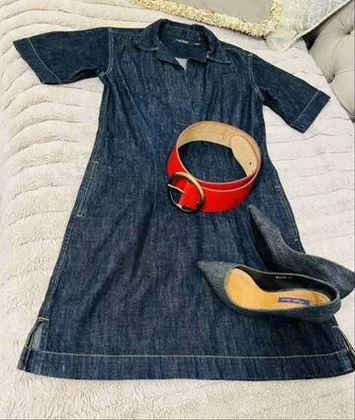 Платье джинсовое оригинал ralph lauren размер s