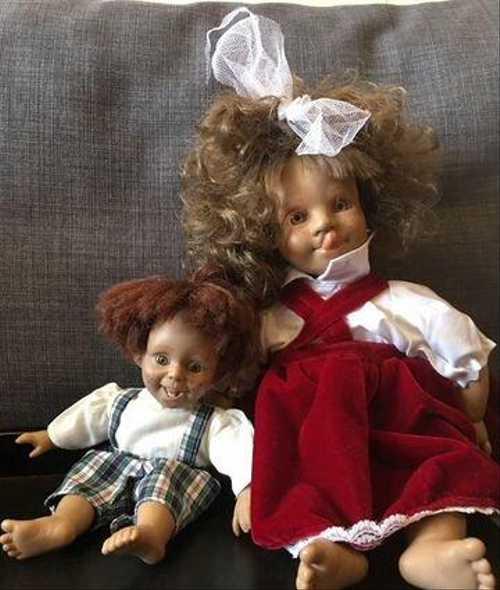 Куклы характерные Девочка - 40 см Мальчик - 24 см
