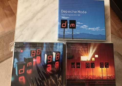 Depeche mode The singles Boxes