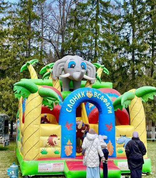 Батут надувной Слоник