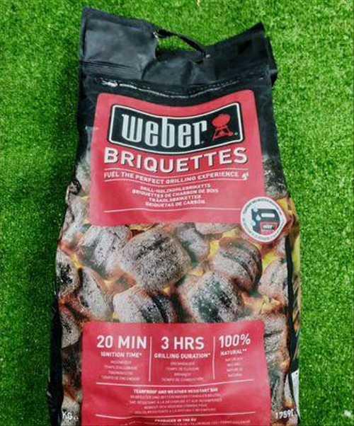 Угольные брикеты Weber 4кг