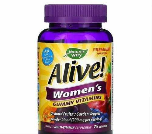 Nature's Way Alive жевательные витамины для женщин