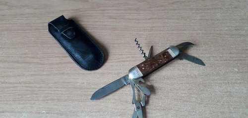 Нож Офицерский с чехлом клеймо сн Ворсма СССР
