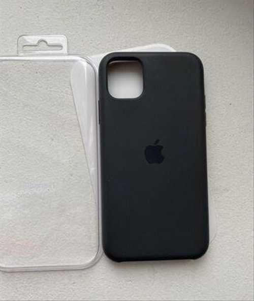 Чехол Apple iPhone 11 Silicone Case Black