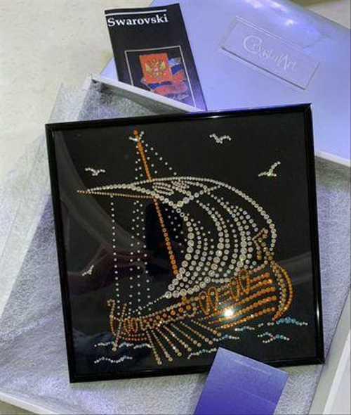 Картина с кристаллами Swarovski