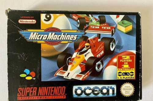 Игра для snes pal micro machines
