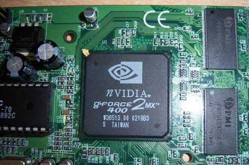 Видеокарта nvidia geforce 2mx 400