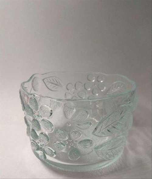 Конфетница ваза толстое стекло 50-е СССР