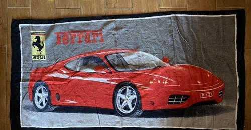 Полотенце пляжное с изобр. Ferrari